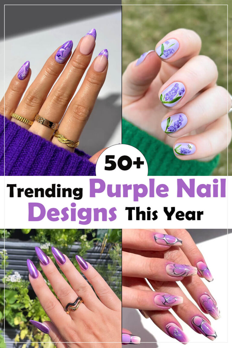 50+ Trending Purple Nail Designs You Should Try